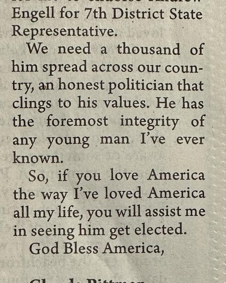 Elect Andrew Engell – Andrew For 7th Legislative District